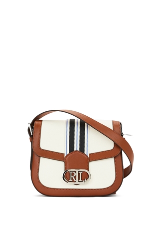 Lauren Ralph Kadın Beyaz Logo Detaylı Çanta Eu