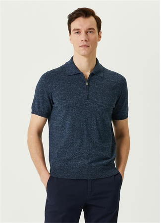 Canali Erkek Lacivert Polo Yaka Kısa Kollu Triko 50 It Canali Erkek Lacivert Polo Yaka Kısa Kollu Triko 50 It