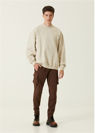 Represent Erkek Kahverengi Kargo Pantolon M EU