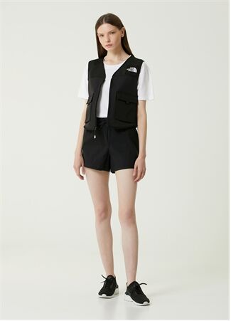 The North Face Kadın Siyah Logolu Şort L EU