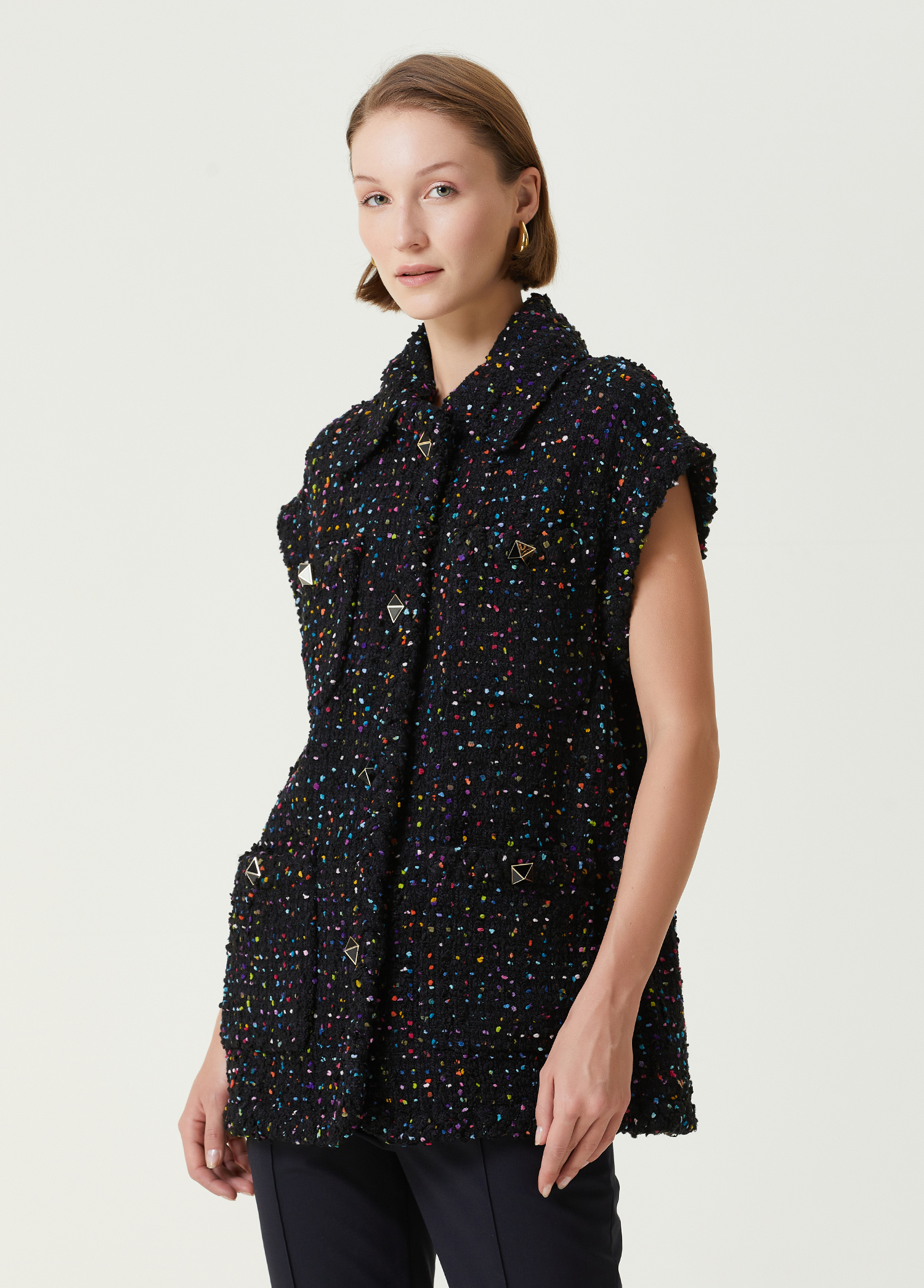 Valentino - VEST - Multicolor Black