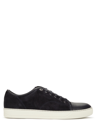 Lanvin Erkek Lacivert Logolu Deri Sneaker 0 UK Lanvin Erkek Lacivert Logolu Deri Sneaker 0 UK