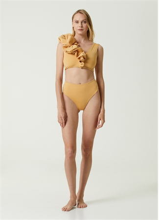 Maygel Coronel Kadın Bej Fırfır Detaylı Bikini Takımı Eu