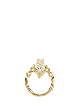 Collection-Pimiento Kadın Pırlantalı Altın Rengi Küpe EU