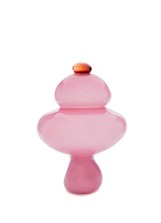 Helle Mardahl Pembe Cam Obje Helle Mardahl Pembe Cam Obje