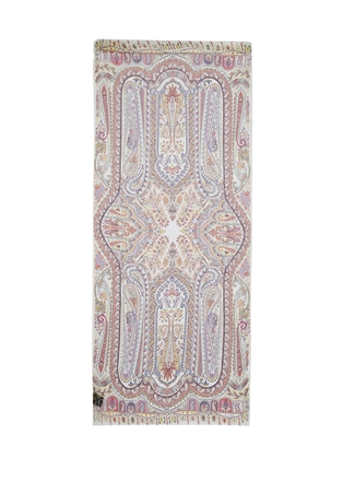 Etro Kadın Colorblocked Etnik Desenli İpek Şal EU Etro Kadın Colorblocked Etnik Desenli İpek Şal EU
