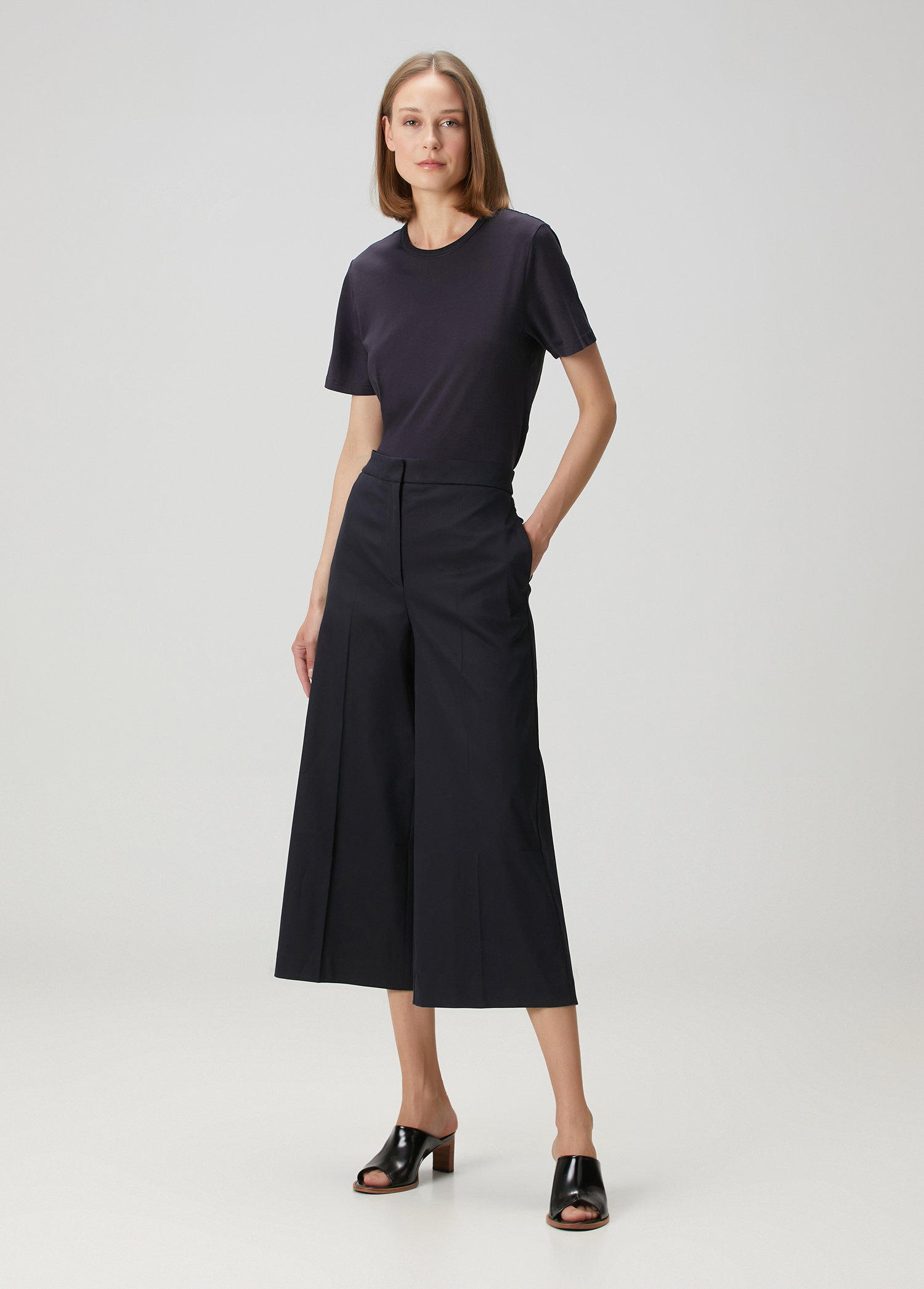 Joseph Lacivert Kadın Lacivert Crop Pantolon 1730428 | Beymen