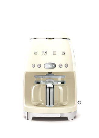 Smeg 50s Retro Style Krem Filtre Kahve Makinası Bej Smeg 50s Retro Style Krem Filtre Kahve Makinası Bej