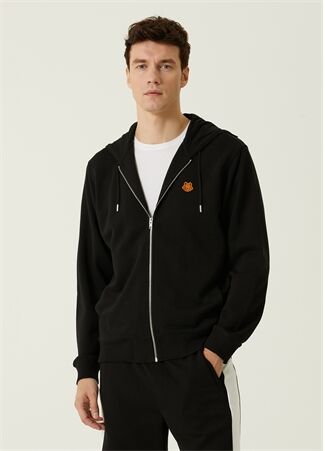 Kenzo Erkek Siyah Kapüşonlu Medusa Detaylı Sweatshirt S EU Kenzo Erkek Siyah Kapüşonlu Medusa Detaylı Sweatshirt S EU