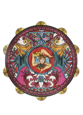 Baci Milano Tamburello Sicily Küçük Boy Kesme Tahtası Çok Renkli Baci Milano Tamburello Sicily Küçük Boy Kesme Tahtası Çok Renkli