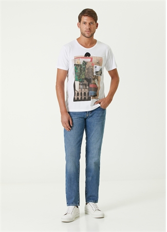 Philipp Plein Erkek Mavi Normal Bel Jean Pantolon 3 US Philipp Plein Erkek Mavi Normal Bel Jean Pantolon 3 US