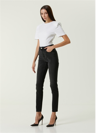 The Attico Kadın Siyah Skinny Jean Pantolon 27 IT