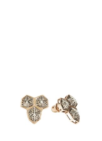 Urart Kadın Sonsuzluk Altın Rengi Küpe EU