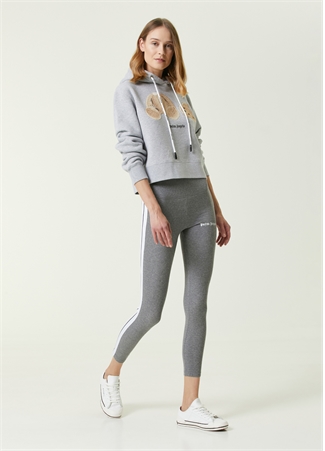 Palm Angels Kadın Gri Şerit Detaylı Tayt S EU Palm Angels Kadın Gri Şerit Detaylı Tayt S EU