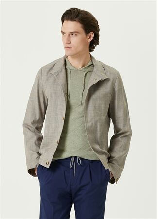 Luciano Barbera Erkek Bej Ekoseli Yün Mont Kahverengi 54 It Luciano Barbera Erkek Bej Ekoseli Yün Mont Kahverengi 54 It