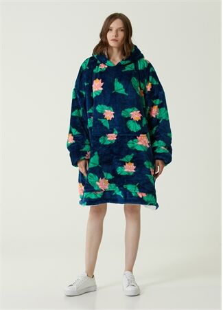 Blankie Padmasana Lacivert Kapüşonlu Sweatshirt EU