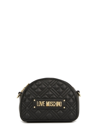 Love Moschino Kadın Siyah Kapitoneli Logolu Omuz Çantası EU Love Moschino Kadın Siyah Kapitoneli Logolu Omuz Çantası EU