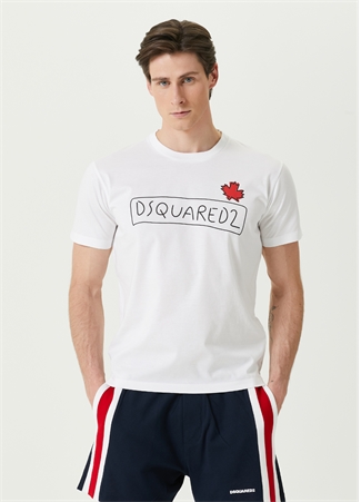 Dsquared2 Erkek Tshirt Beyaz S Eu Dsquared2 Erkek Tshirt Beyaz S Eu