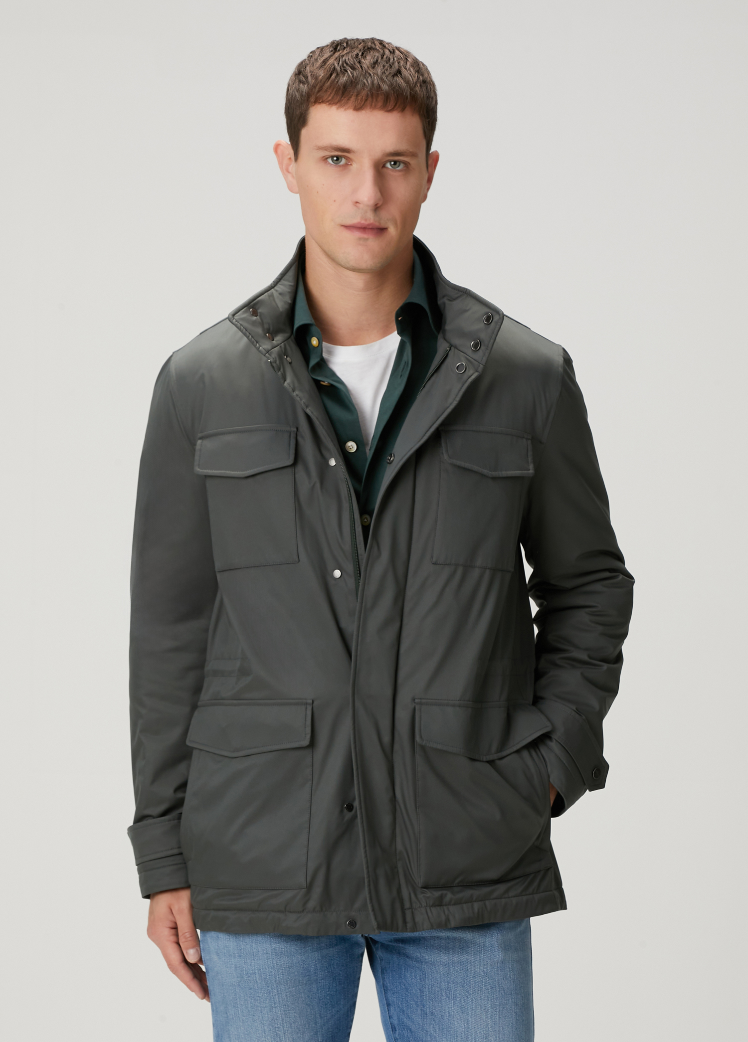 Kiton Koyu Yeşil Erkek Koyu Yeşil Mont 1792115 | Beymen