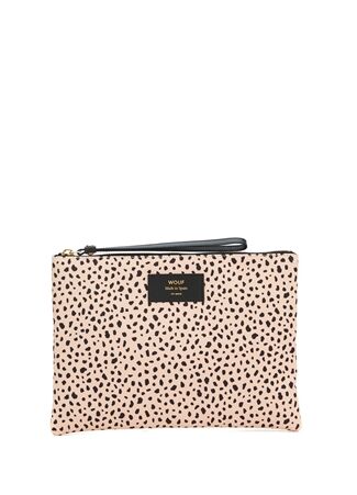 Wouf Kadın Bej Desenli El Portföyü EU