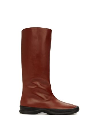 The Row Kadın Kahverengi Deri Çizme 36 EU