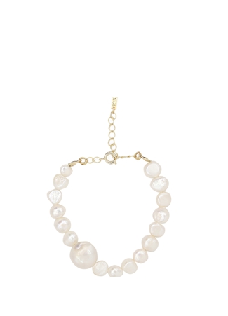 Sol By Studio Kadın Beyaz Boncuklu Bileklik EU