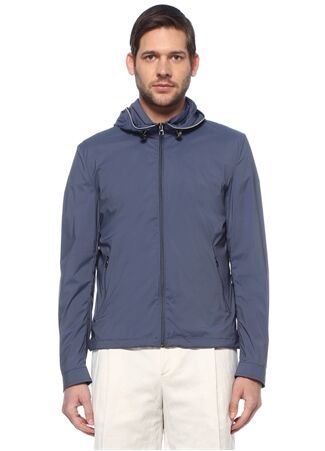 Palzileri Lab Erkek Mavi Kapüşonlu Mont 54 IT