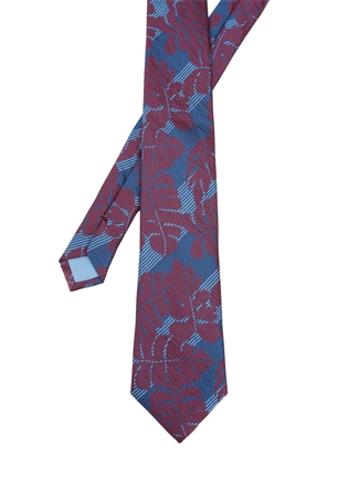 Tino Cosma Erkek Colorblocked Desenli İpek Kravat EU Tino Cosma Erkek Colorblocked Desenli İpek Kravat EU