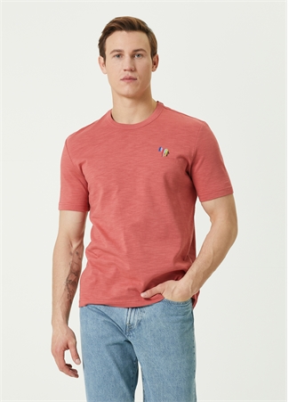 Ps By Paul Smith Erkek Somon Logo Detaylı Organik Pamuk T-shirt Pembe S Eu Ps By Paul Smith Erkek Somon Logo Detaylı Organik Pamuk T-shirt Pembe S Eu