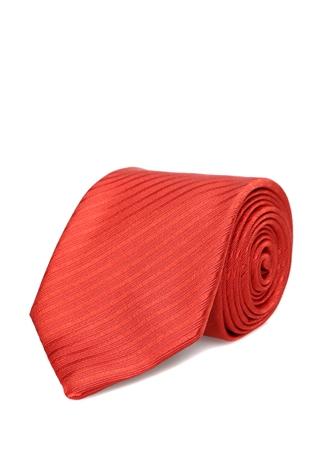 Pal Zileri Erkek Kırmızı Verev Çizgili İpek Kravat EU Pal Zileri Erkek Kırmızı Verev Çizgili İpek Kravat EU