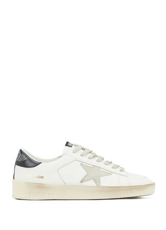 Golden Goose Kadın Stardan Beyaz Deri Sneaker Siyah 36 EU Golden Goose Kadın Stardan Beyaz Deri Sneaker Siyah 36 EU