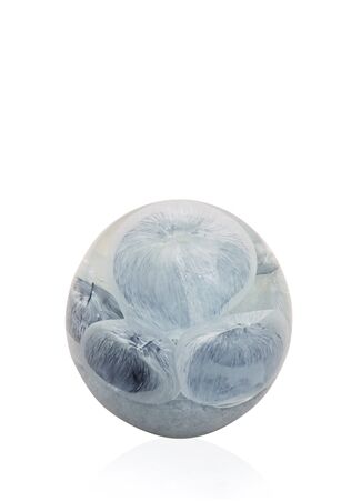 Room Diaries Deniz Anası Desenli Cam Küre Mavi