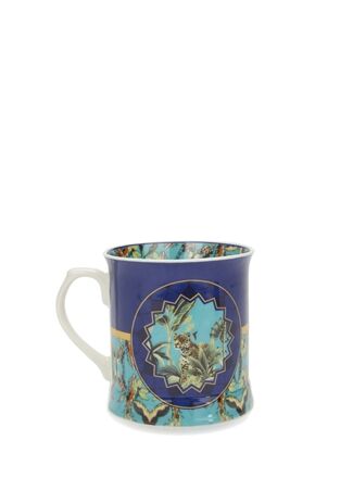 Martius Martiques Turkuaz Karışık Desenli Kupa Mavi