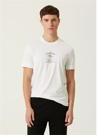 Givenchy Erkek Beyaz Kontrast Logo Detaylı T-shirt S EU Givenchy Erkek Beyaz Kontrast Logo Detaylı T-shirt S EU