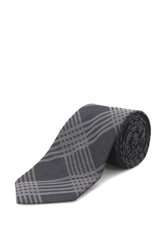 Beymen Club Erkek Lacivert Ekoseli İpek Kravat EU