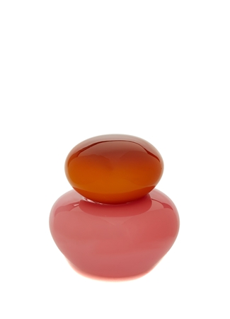 Helle Mardahl Bonbonniere Kahverengi Pembe Cam Obje Helle Mardahl Bonbonniere Kahverengi Pembe Cam Obje