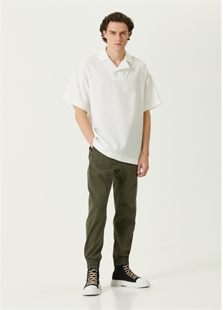 Wooyoungmi Erkek Haki Beli Klipsli Jogger Pantolon 46 It Wooyoungmi Erkek Haki Beli Klipsli Jogger Pantolon 46 It