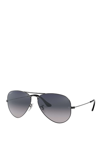 Ray-Ban Erkek Aviator Large Gunmetal Güneş Gözlüğü Gri 55 EU Ray-Ban Erkek Aviator Large Gunmetal Güneş Gözlüğü Gri 55 EU