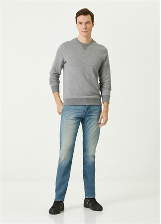 Boss Erkek Slim Fit Mavi Jean Pantolon Lacivert 36 US Boss Erkek Slim Fit Mavi Jean Pantolon Lacivert 36 US