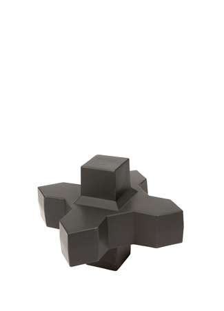 GARDECO Cadzand Siyah Geometrik Formlu Seramik Obje GARDECO Cadzand Siyah Geometrik Formlu Seramik Obje