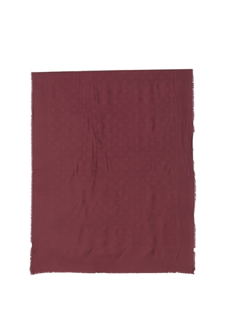 Beymen Hediye Kadın Bordo Logo Desenli Şal EU Beymen Hediye Kadın Bordo Logo Desenli Şal EU