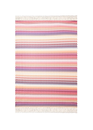 Missoni Home Margot Colorblocked Püsküllü Throw Çok Renkli Missoni Home Margot Colorblocked Püsküllü Throw Çok Renkli