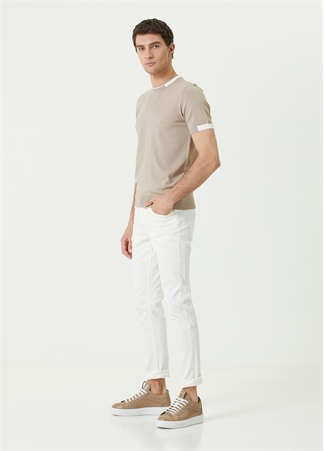 Beymen Club Erkek Slim Fit Beyaz Jean Pantolon 30 Beymen Club Erkek Slim Fit Beyaz Jean Pantolon 30