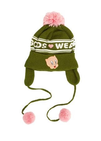 Gcds Kadın X Looney Tunes Porky Yeşil Bere Eu Gcds Kadın X Looney Tunes Porky Yeşil Bere Eu