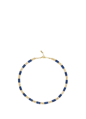 Sol By Studio Kadın Mavi Boncuklu Kolye EU Sol By Studio Kadın Mavi Boncuklu Kolye EU