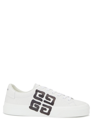 Givenchy Erkek Beyaz Logo Detaylı Deri Sneaker 42 EU Givenchy Erkek Beyaz Logo Detaylı Deri Sneaker 42 EU