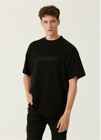 Represent Erkek Siyah Logo Detaylı T-shirt S EU Represent Erkek Siyah Logo Detaylı T-shirt S EU