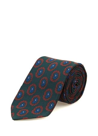 Fiorio Erkek Colorblocked Desenli İpek Kravat EU Fiorio Erkek Colorblocked Desenli İpek Kravat EU