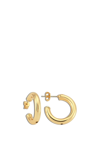 Ninon Kadın Xs Halka Formlu Altın Rengi Kaplama Küpe EU Ninon Kadın Xs Halka Formlu Altın Rengi Kaplama Küpe EU