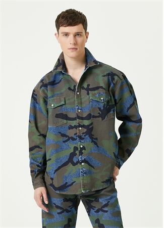 VETEMENTS Erkek GÖMLEK Mavi S EU